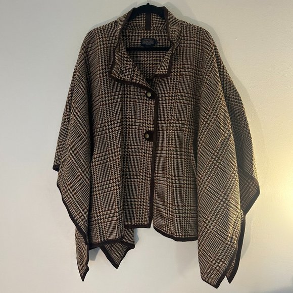 Pendleton | Jackets & Coats | Nwt Pendleton Wood Suede Cape | Poshmark